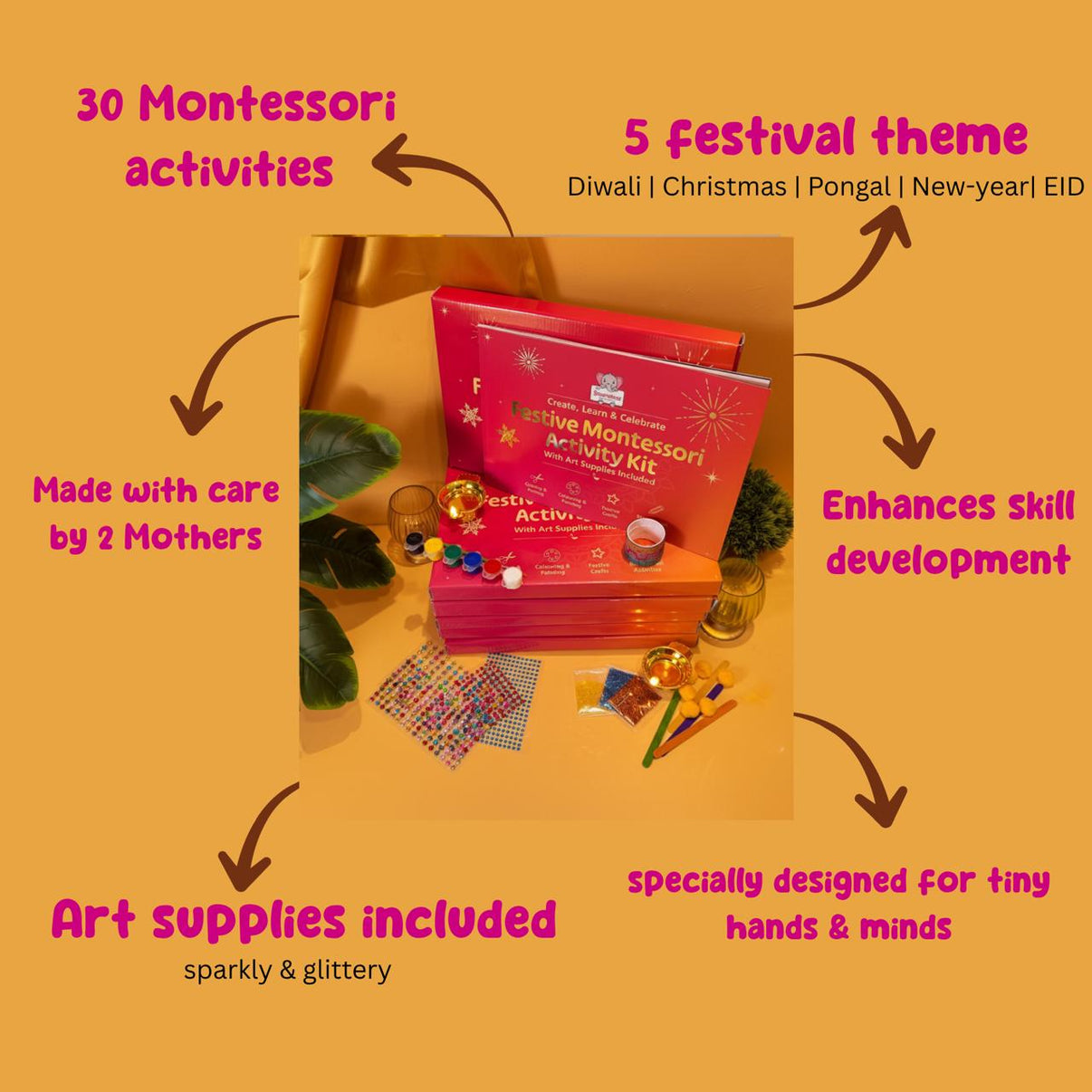 Festive Montessori Activity Kit – The Smartlings